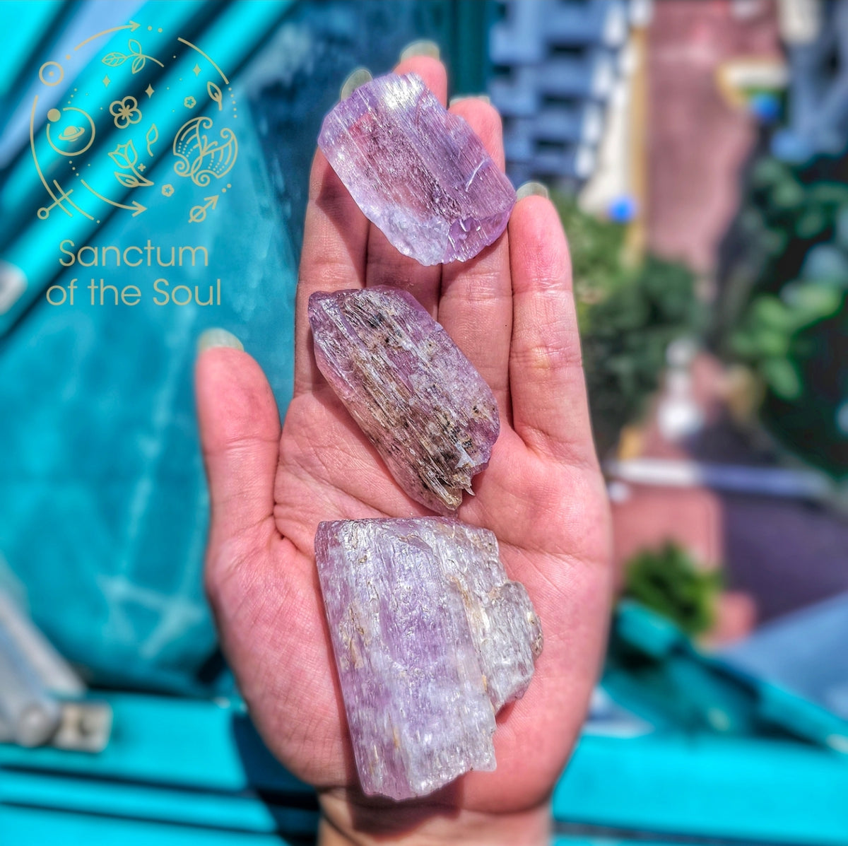 Rare Raw Gemmy Kunzite – Sanctum of the Soul